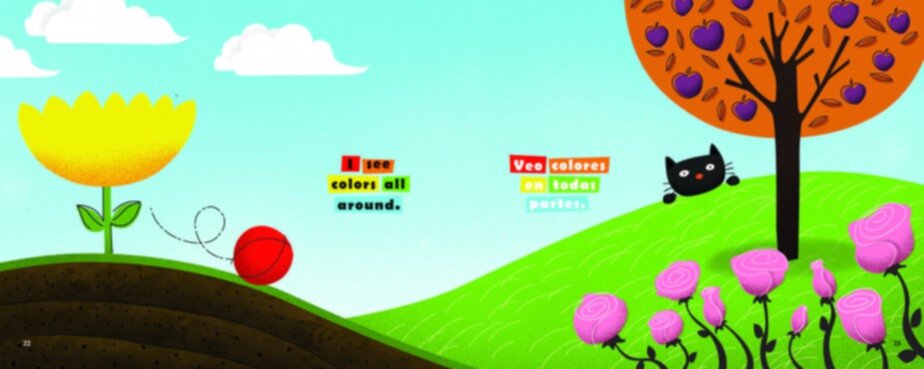 Colors All Around | Bilingual Books by Lectura Books