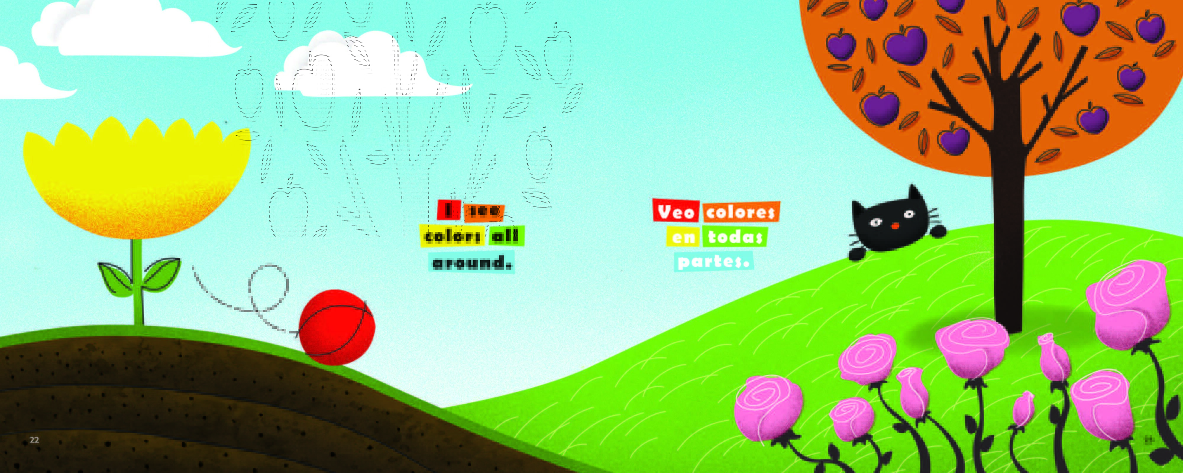 Colors All Around | Bilingual Books by Lectura Books