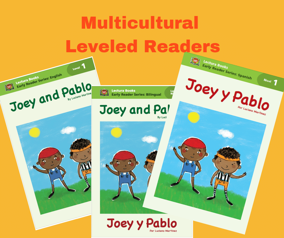 Leveled Readers by Lectura Books in English, Spanish, or Bilingual
